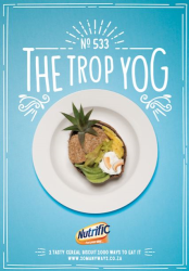 Nutrific's new ‘1 tasty cereal biscuit/1000 ways to eat it’ campaign