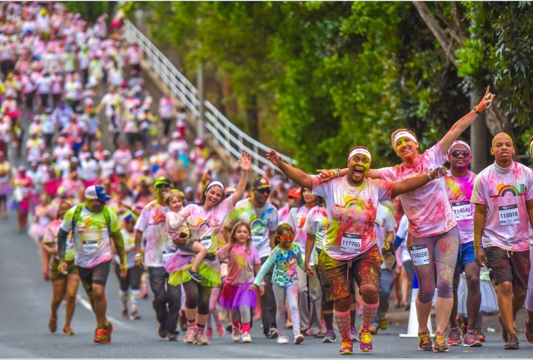 The Color Run Rainbow Tour wraps up in Stellenbosch