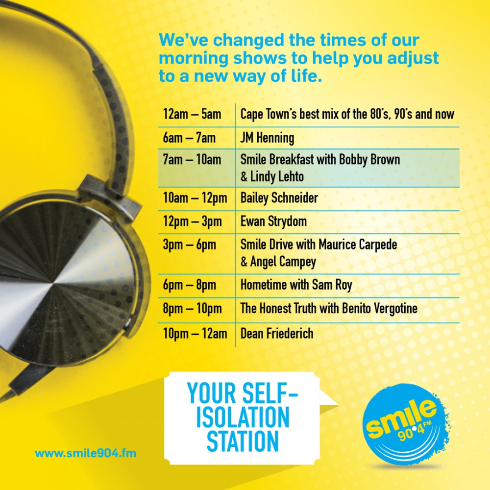 Smile 90.4FM announces new line-up
