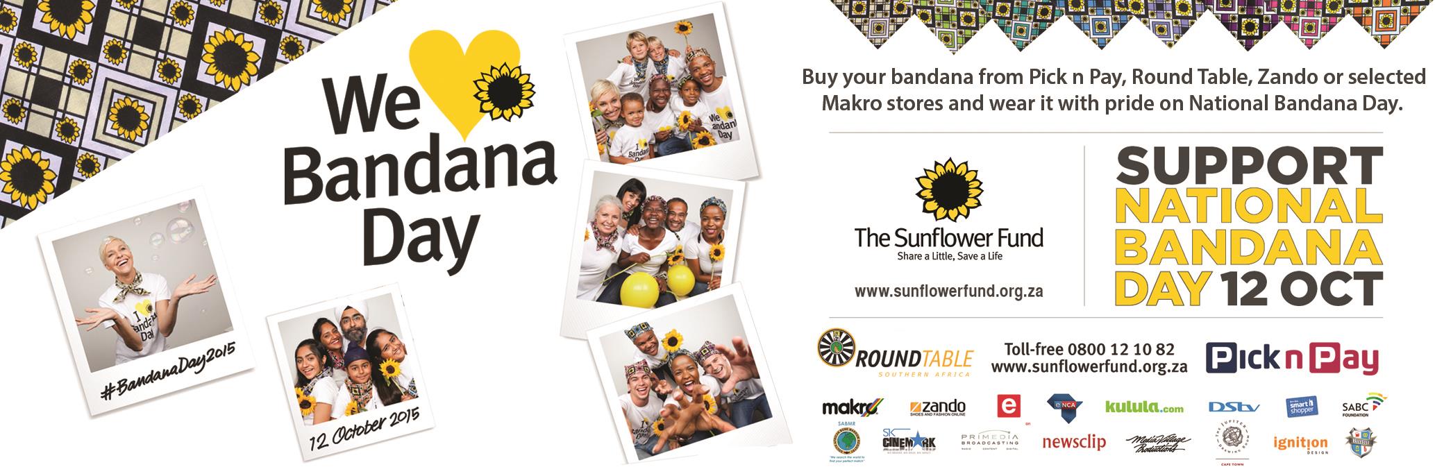 Sunflower Fund launches new Bandana Day campaign